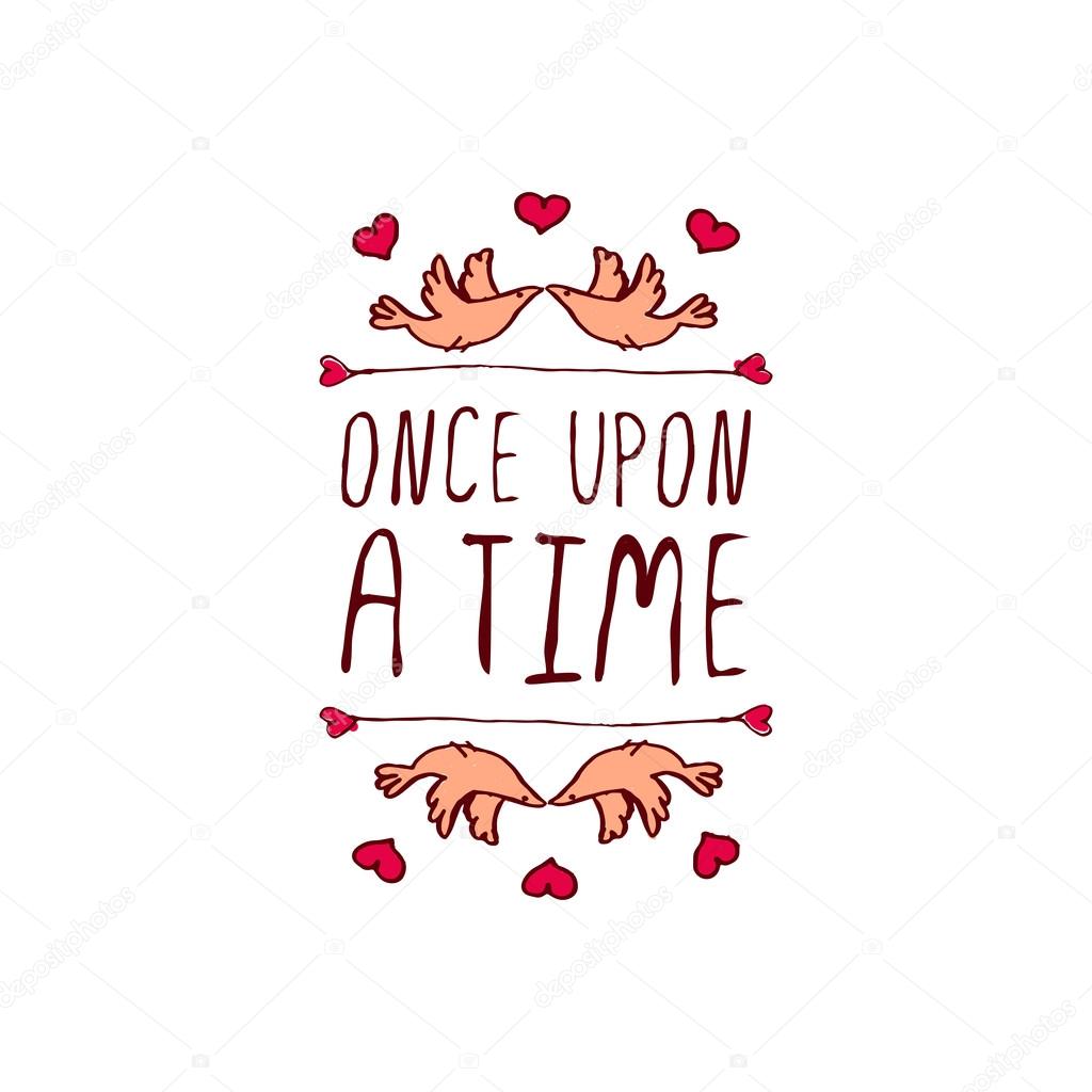 Vector handdrawn badge for Saint Valentines day Stock Vector Image by ...