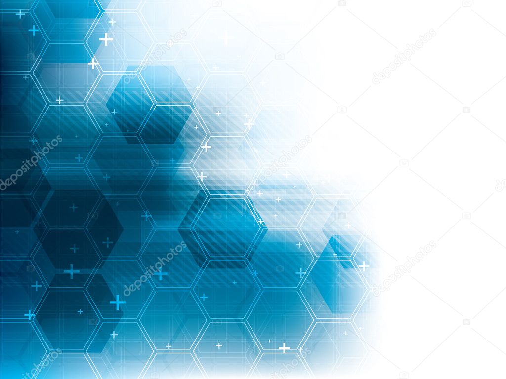 Technology background blue futuristic abstract. Stock Vector Image by ...