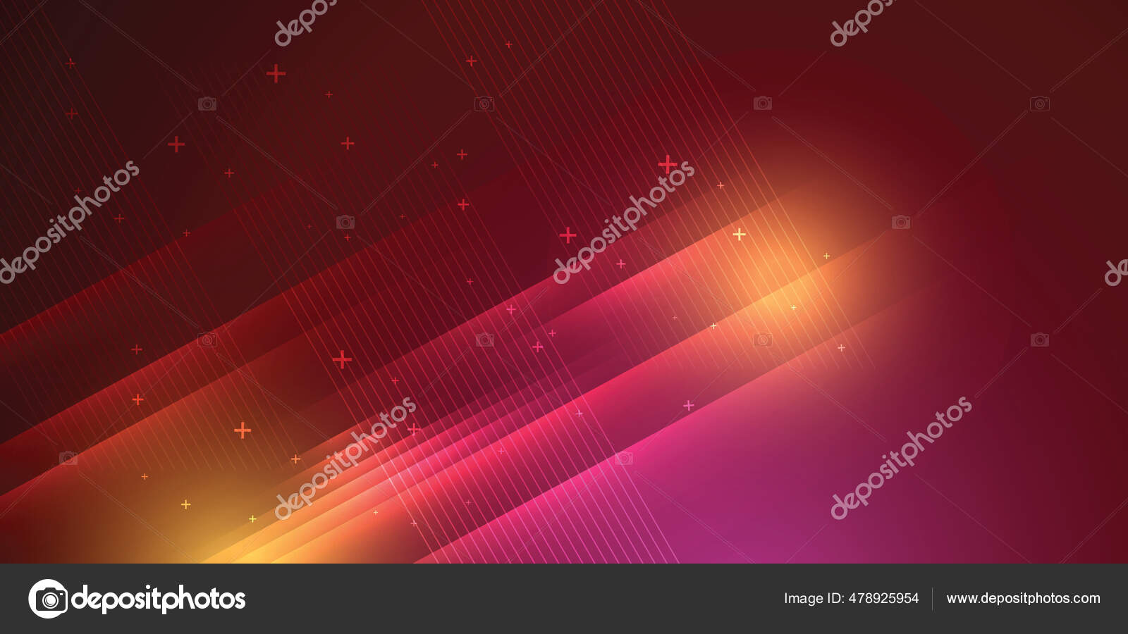 Red Background Vector Illustration Glow Movement Parallel Lines Bright ...