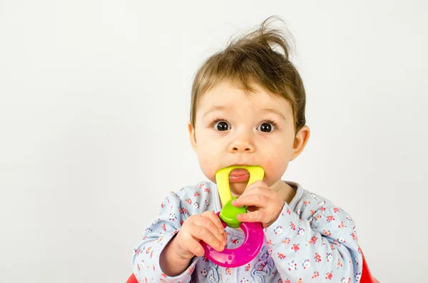 Little girl with lollipop — Stock Photo © Kobyakov #4149689
