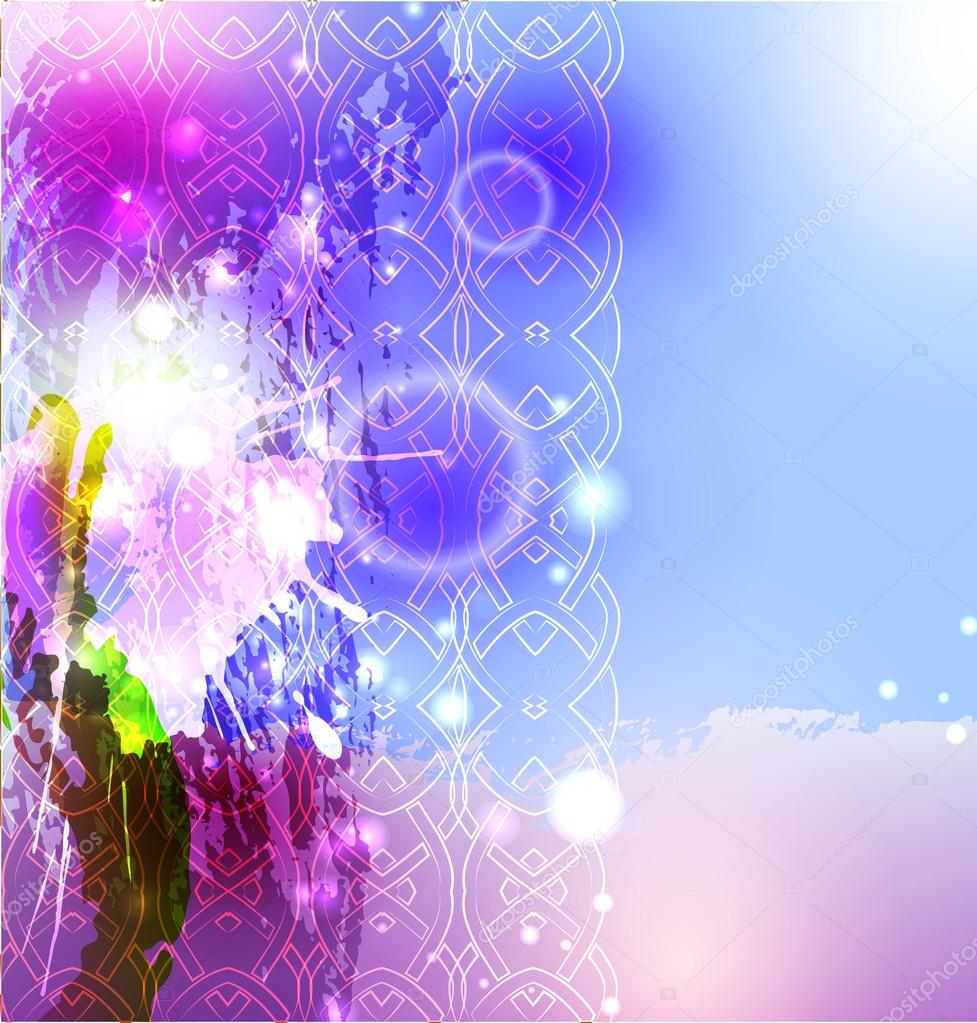 Glowing abstract background. vector Stock Vector Image by ©applea ...