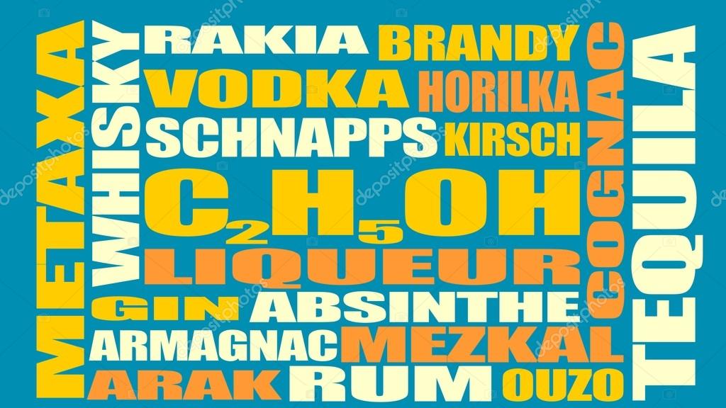 Drink alcohol beverage. Relative words cloud — Stock Vector © JEGAS_RA ...