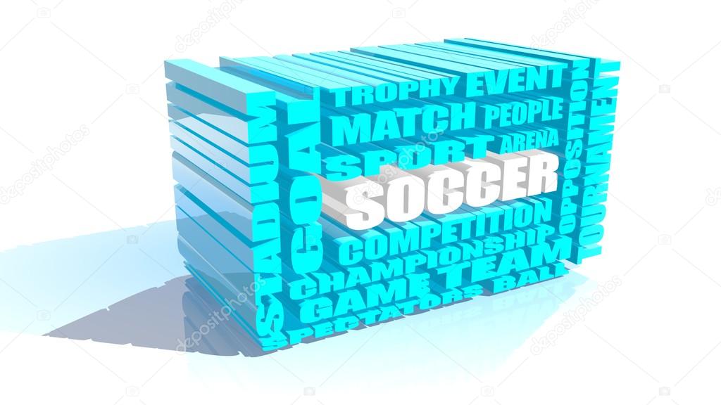 Soccer words cloud Stock Illustration by ©JEGAS_RA #87689770