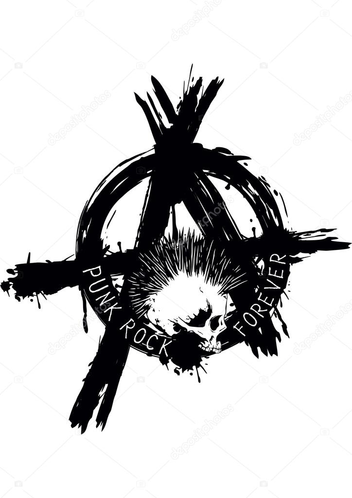 Punk rock forever — Stock Vector © SS1001 #104318794