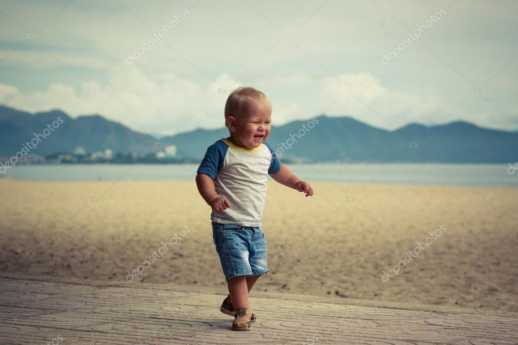 Baby walking — Stock Photo © GoodOlga #53564143