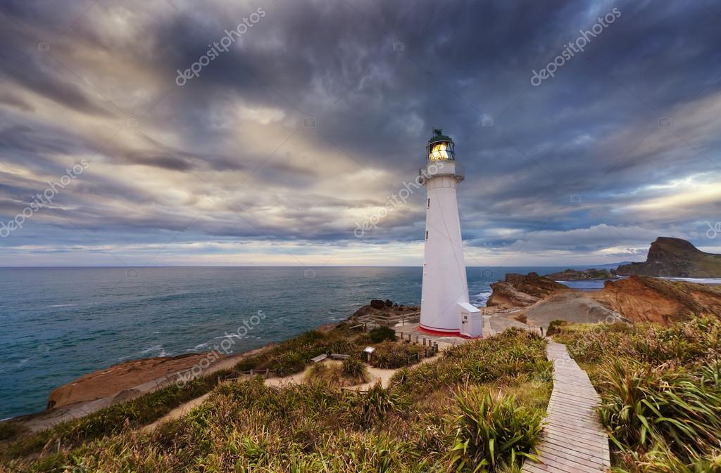 Castle Point Lighthouse, New Zealand — Stock Photo © muha04 #65138309