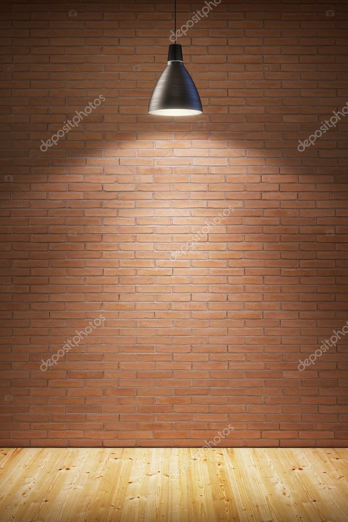 Empty room with lamp — Stock Photo © auriso #100097772