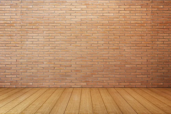 Empty room with red brick wall Stock Photo by ©auriso 58479423