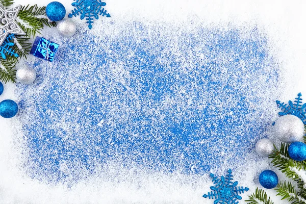 Blue winter border background — Stock Photo © zoomteam #58480567