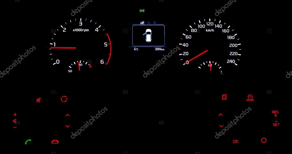 Car instrument panel — Stock Photo © vlad_star #102342668