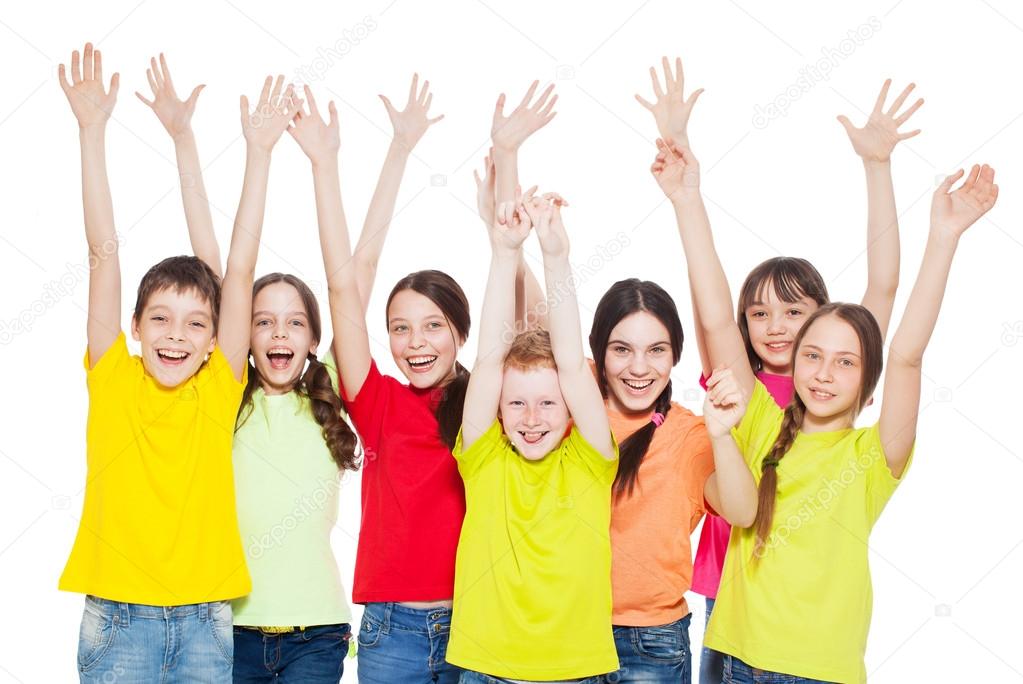 Group children Stock Photo by ©TatyanaGl 71059139