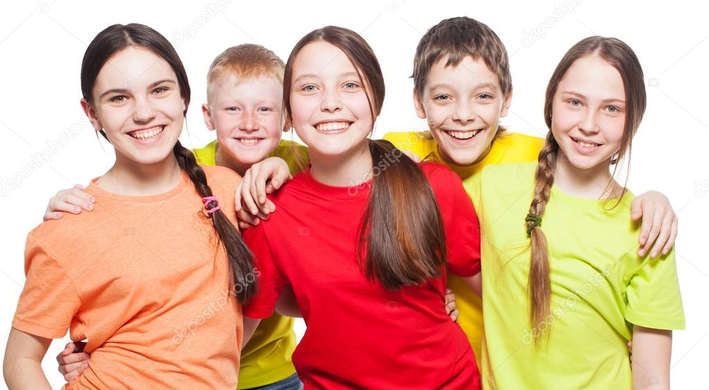 Group children Stock Photo by ©TatyanaGl 71059183