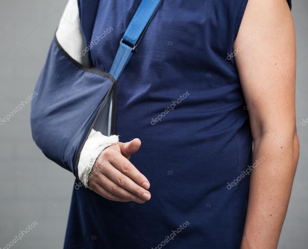 Man with a plaster — Stock Photo © TatyanaGl #85617408