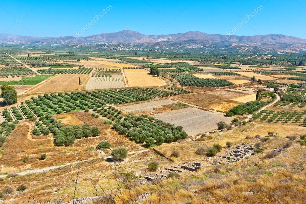 Messara plain. Crete, Greece Stock Photo by ©Arsty. 108594272