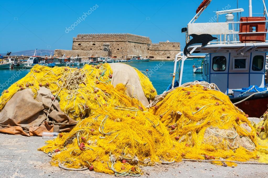 Old Venetian harbour. Crete, Greece ⬇ Stock Photo, Image by © Arsty ...