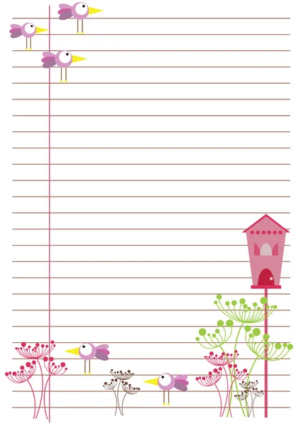 Cute and lovly paper line vector background, detailed lined paper ...