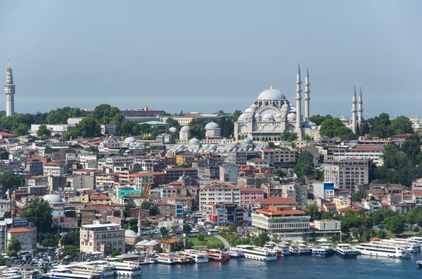 Istanbul panoramic view from Galata tower. Turkey – Stock Editorial ...
