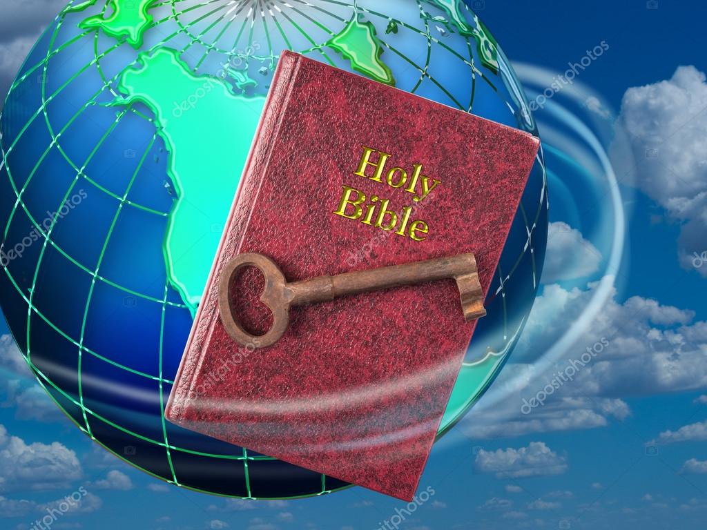 Holy Bible and Key. — Stock Photo © mj0007 #59568833
