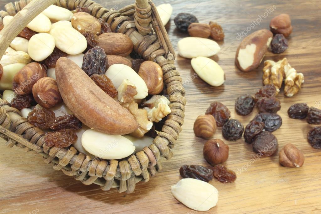 Mixed nuts — Stock Photo © photooasis #69604653