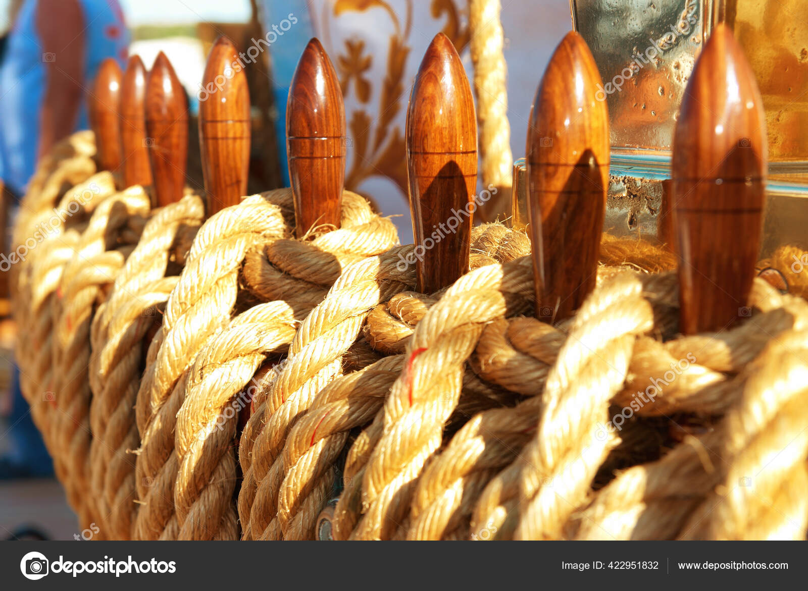 Yacht's Ropes Tackles Marine Rigging Equipment — Stock Photo © dovapi ...