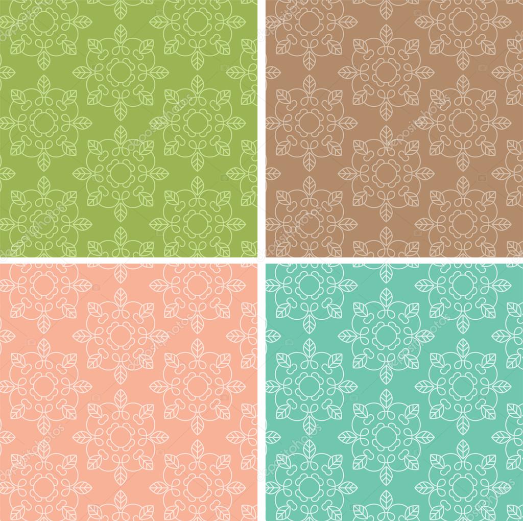 Set of clean modern pattern set Stock Vector Image by ©marish #110845524