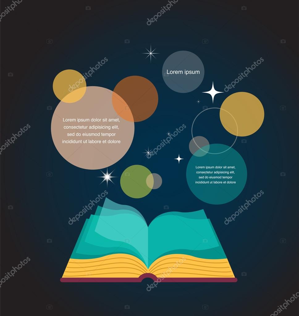 Open book concept design Stock Vector Image by ©marish #58379791