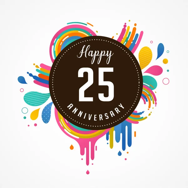 Anniversary - abstract background with icons and elements Stock Vector ...