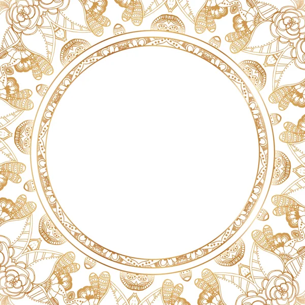Round lace border frame silhouette Stock Vector by ©Mary1507 110660988