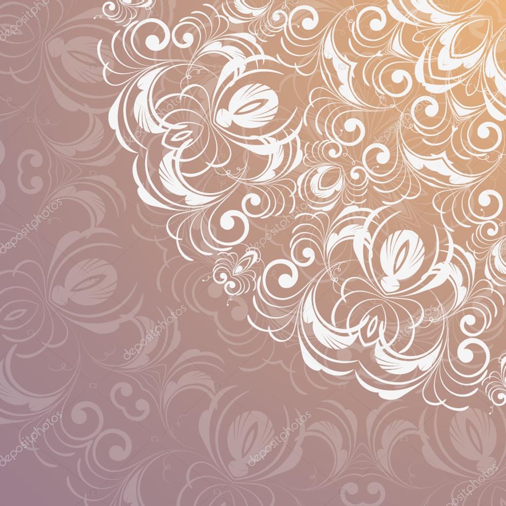 Floral lace background Stock Vector by ©Mary1507 60645731