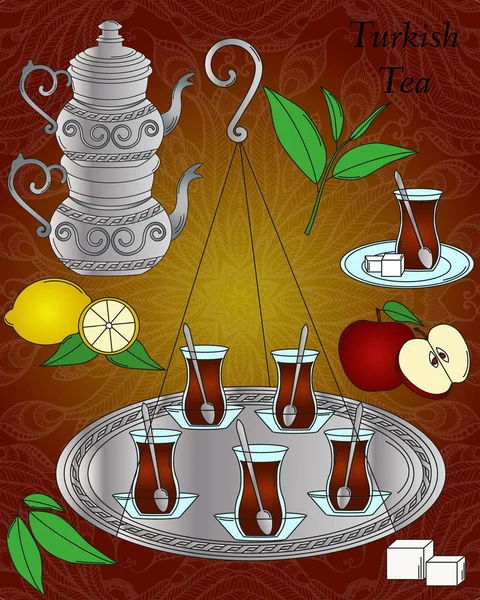 100,000 Turkish tea Vector Images | Depositphotos