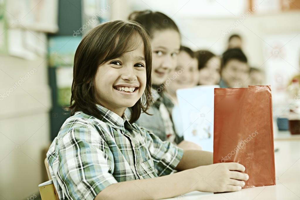 Children having lesson — Stock Photo © zurijeta #98292304