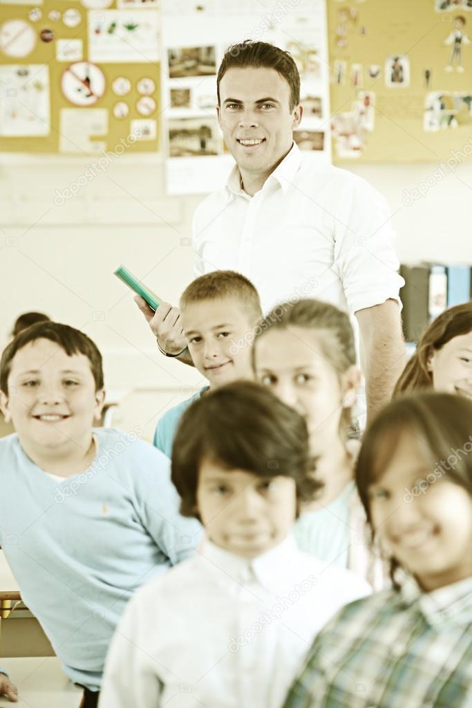 Children having lesson — Stock Photo © zurijeta #98292630