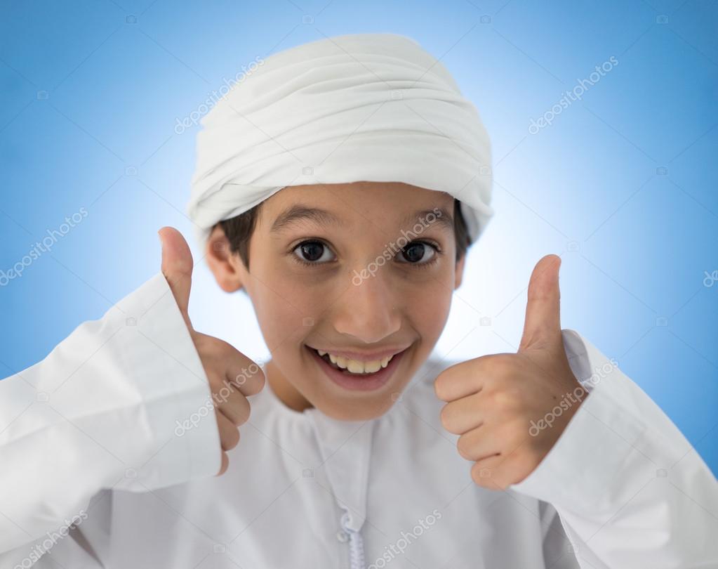Cute Arabic kid — Stock Photo © zurijeta #99513964