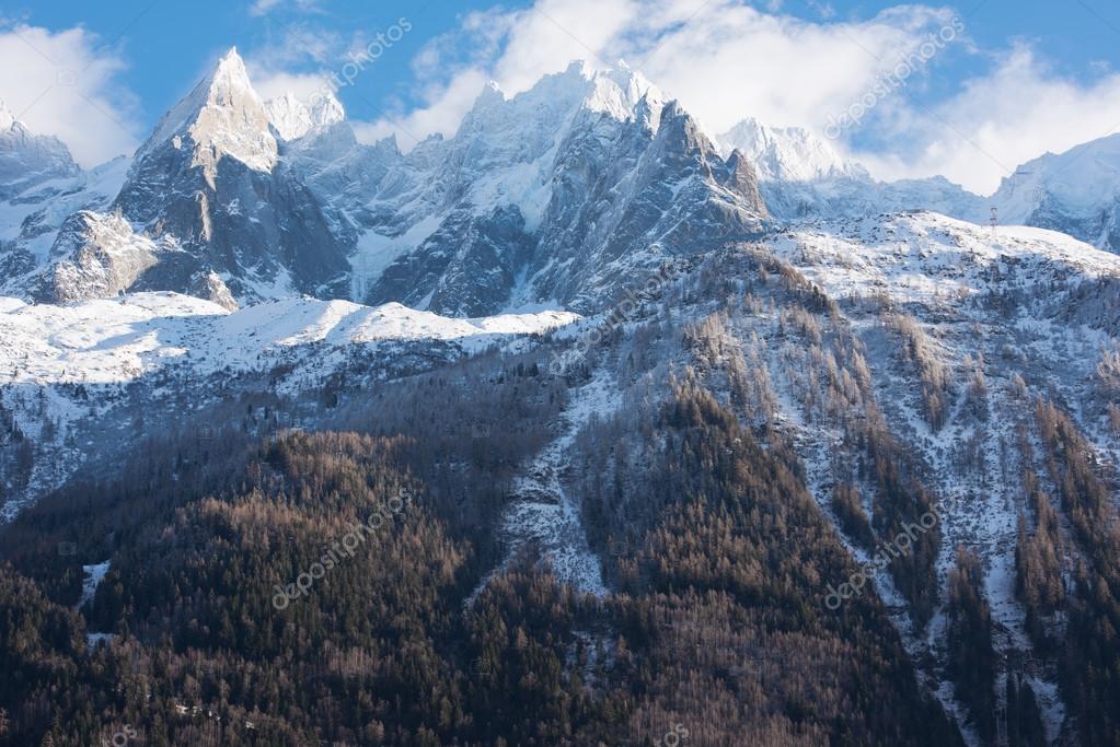 French alps mountain landscape — Free Stock Photo © .shock #101074730