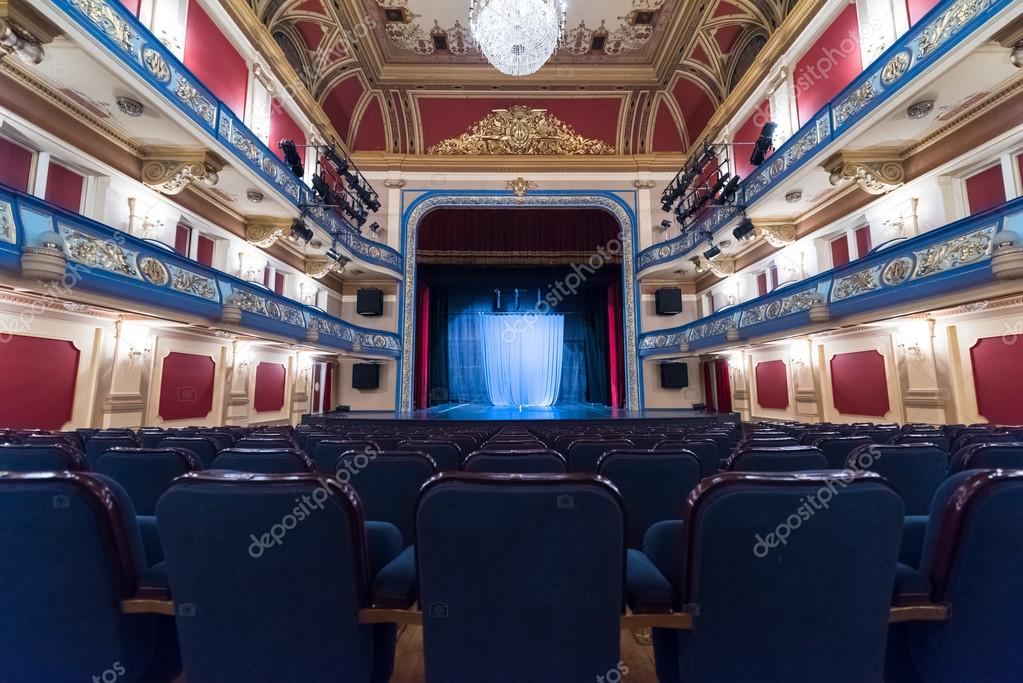 Empty theatre stage — Stock Photo © .shock #120699734