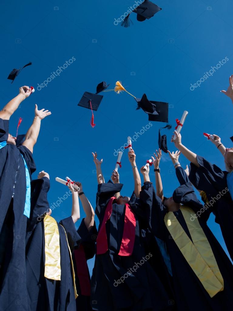 High school graduates students Stock Photo by ©.shock 76396747