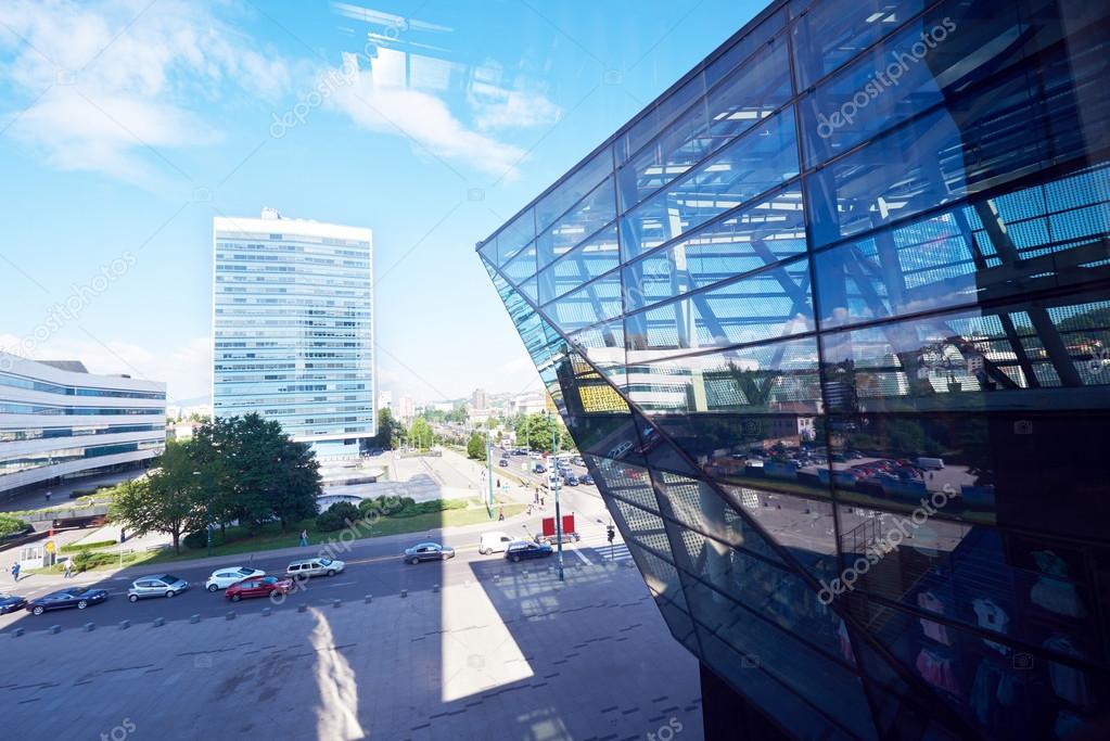 Modern glass building Stock Photo by ©.shock 82975690
