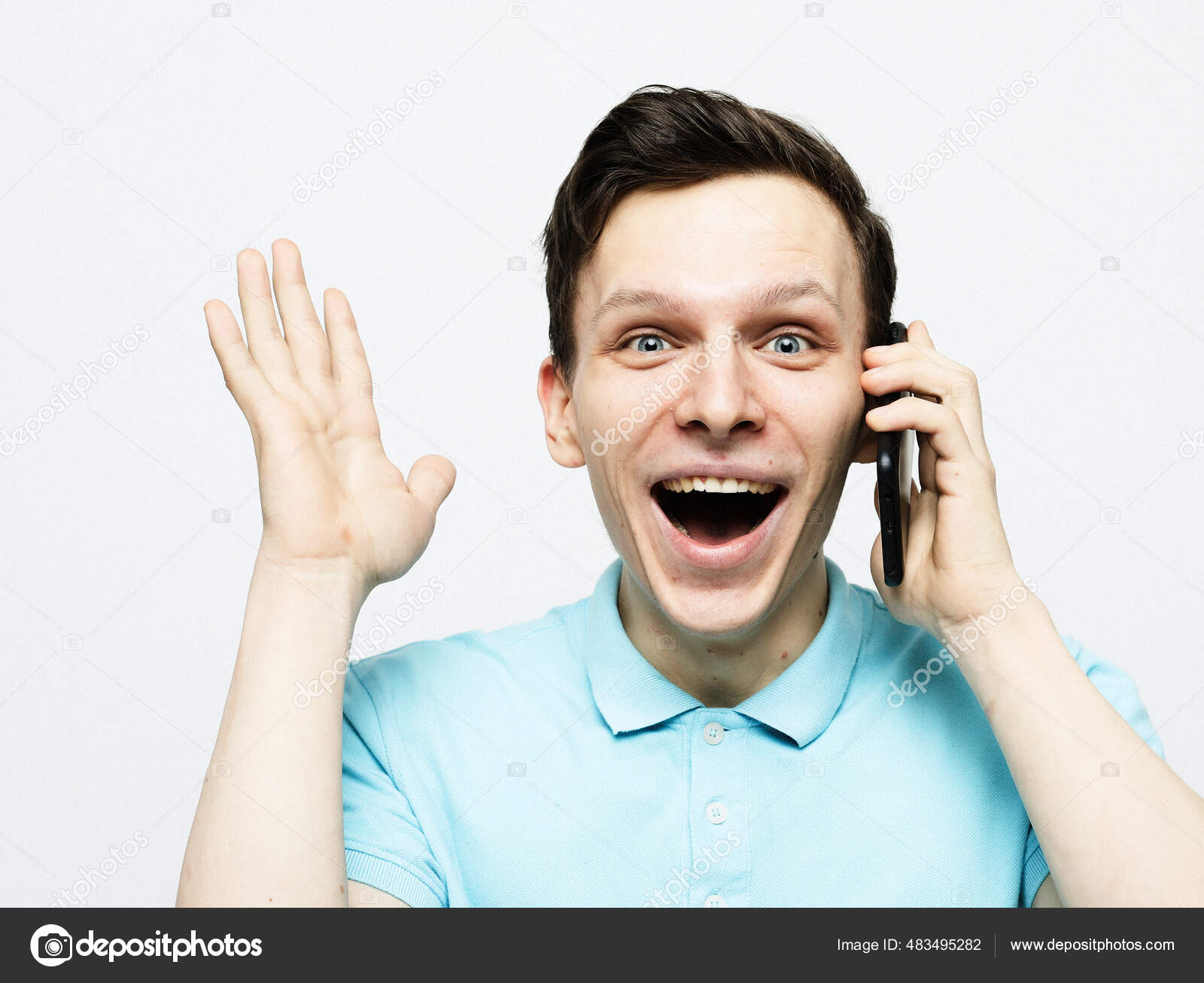 Excited Phone Call