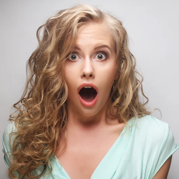 Beautiful young surprised woman. Stock Photo by ©kanareva 160604516