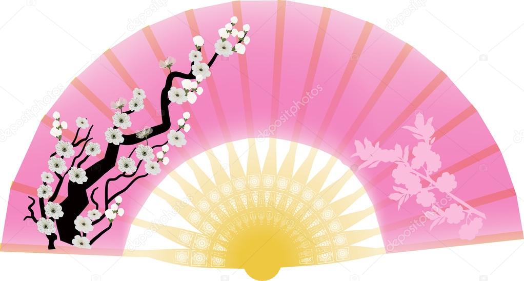 Pink fan Stock Vector Image by ©Dr.PAS #55582637