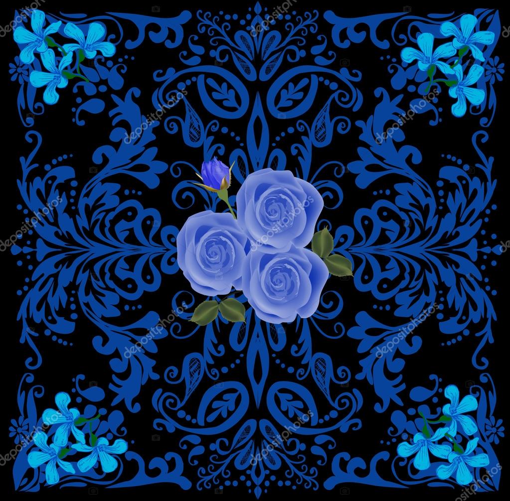 Square with roses Stock Vector Image by ©Dr.PAS #55588873