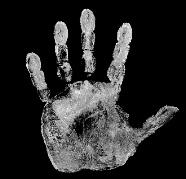 Left hand print isolated on white Stock Photo by ©Dr.PAS 12356161