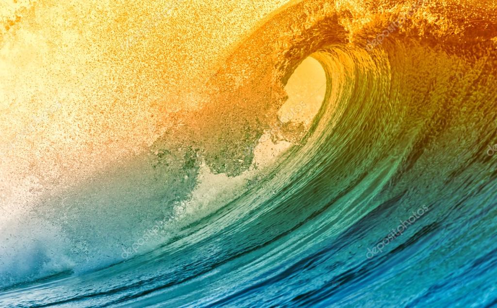 Wave ⬇ Stock Photo, Image by © digoarpi #65587453