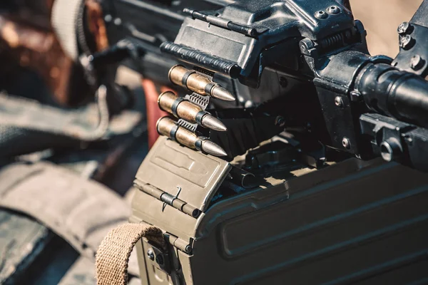 Army ranger machine gunner Stock Photo by ©zabelin 129275278