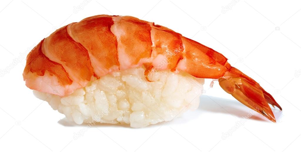 Japanese shrimp sushi Stock Photo by ©wildarrow 54093777