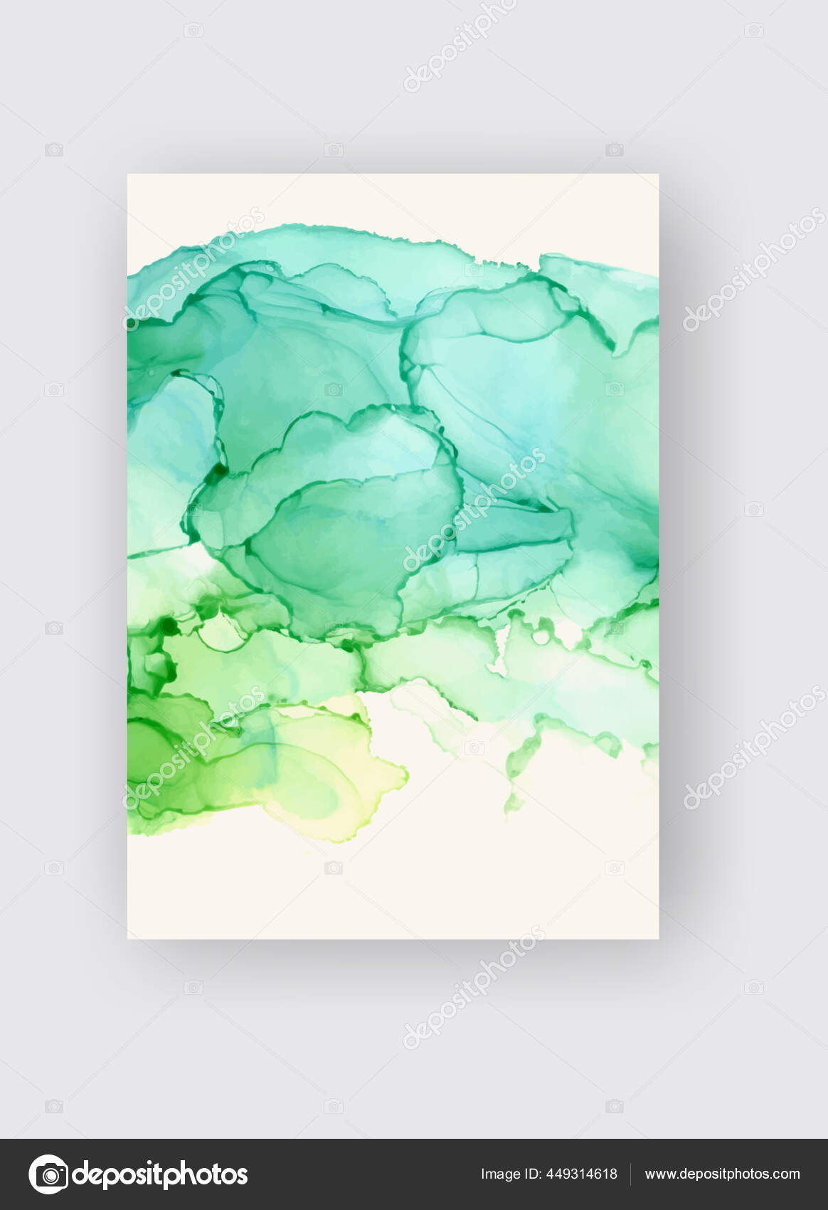 Alcohol Ink Vector Texture Banner Fluid Ink Abstract Background Art ...