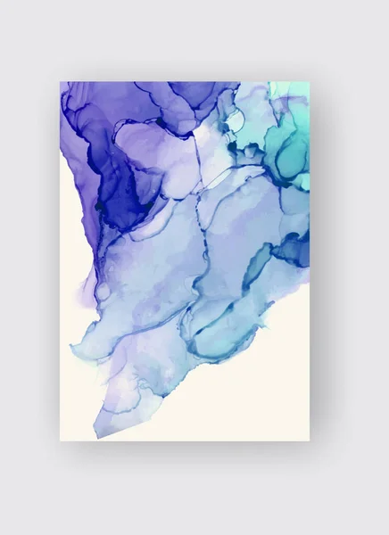 Alcohol Ink Vector Texture Banner Fluid Ink Abstract Background Art ...