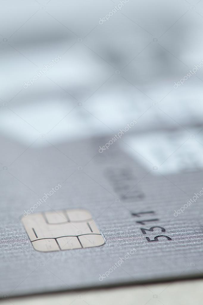 Credit card close-up — Stock Photo © strelok #102096862