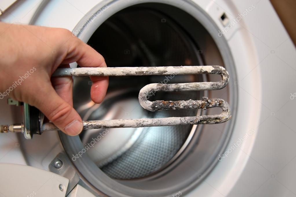 Electric heater from washing machine — Stock Photo © vladacanon #105135574