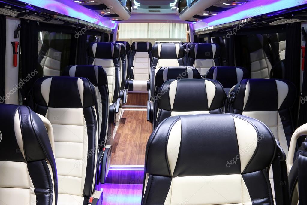 Futuristic Bus Interior